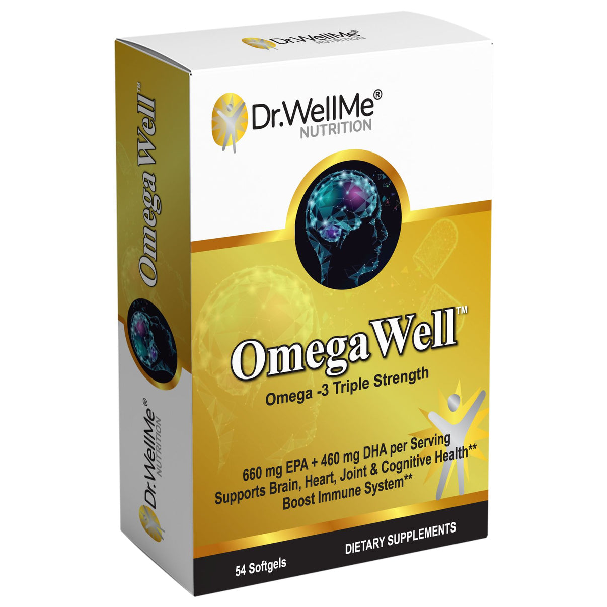 OmegaWell - Omega 3 - 54 Softgels – Dr. WellMe
